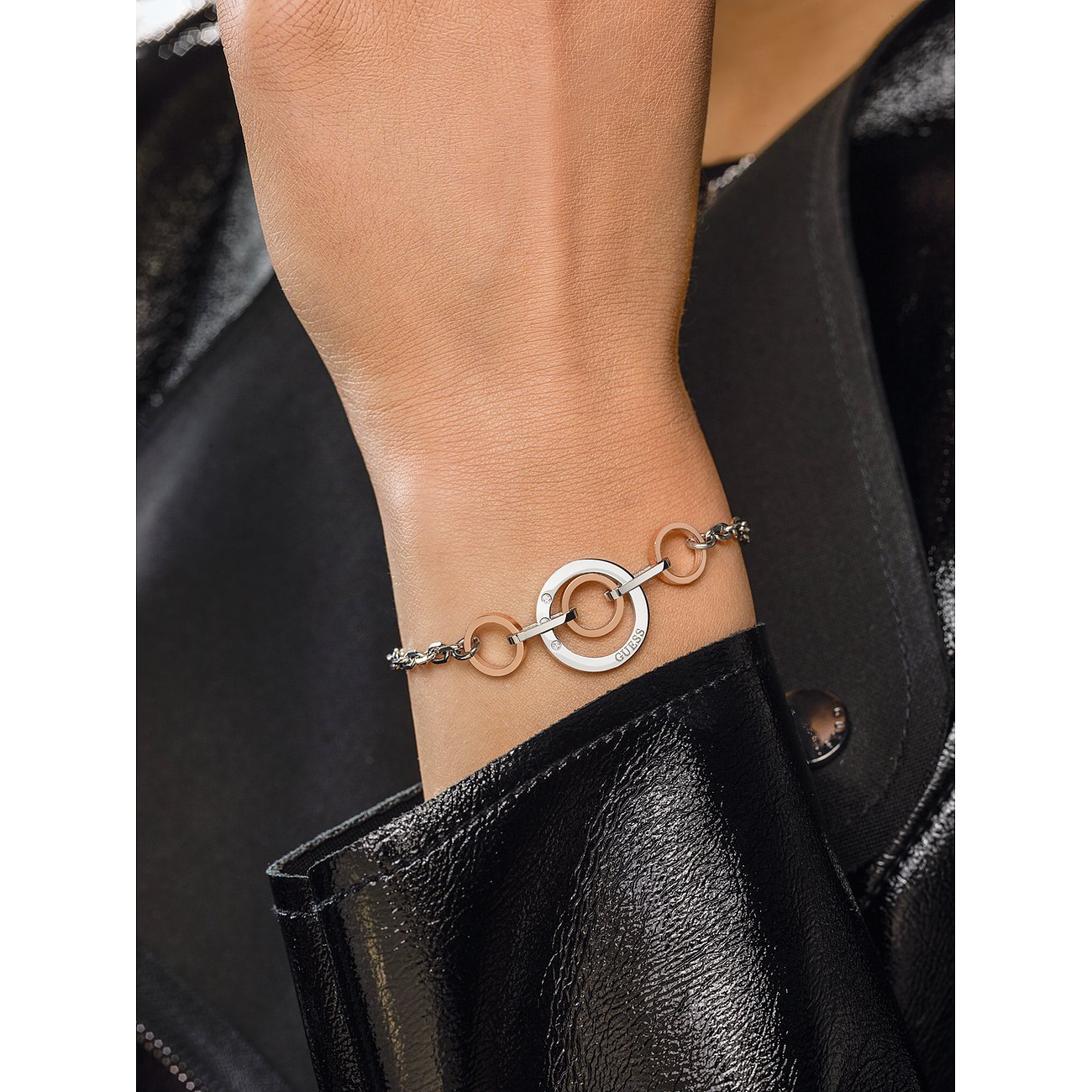 Guess Armband Chain Circles UBB29030-S bei Christ.de bestellen