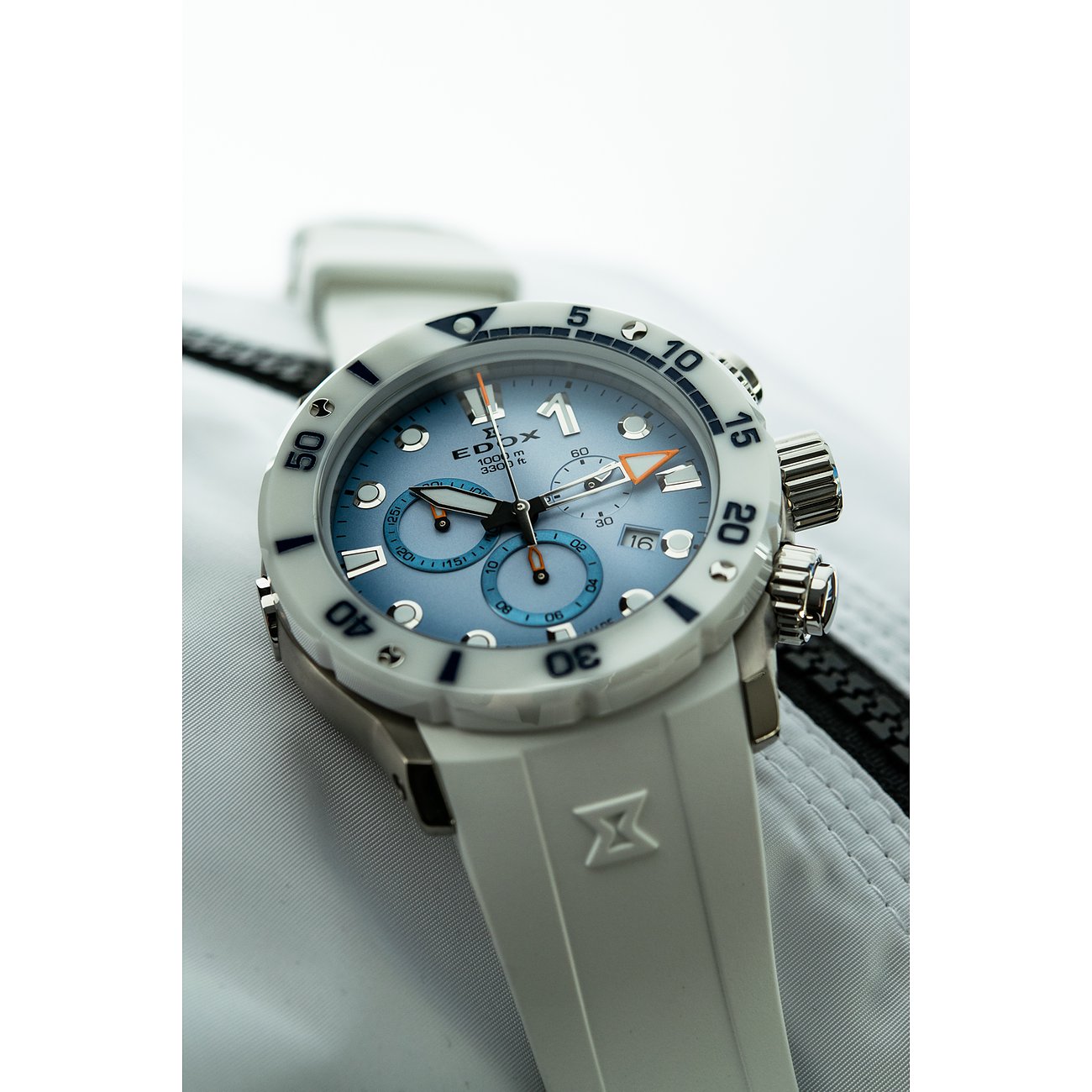 Edox Chronograph CO-1 Chronograph White Edition 10242 TINB BUICDNO bei ...