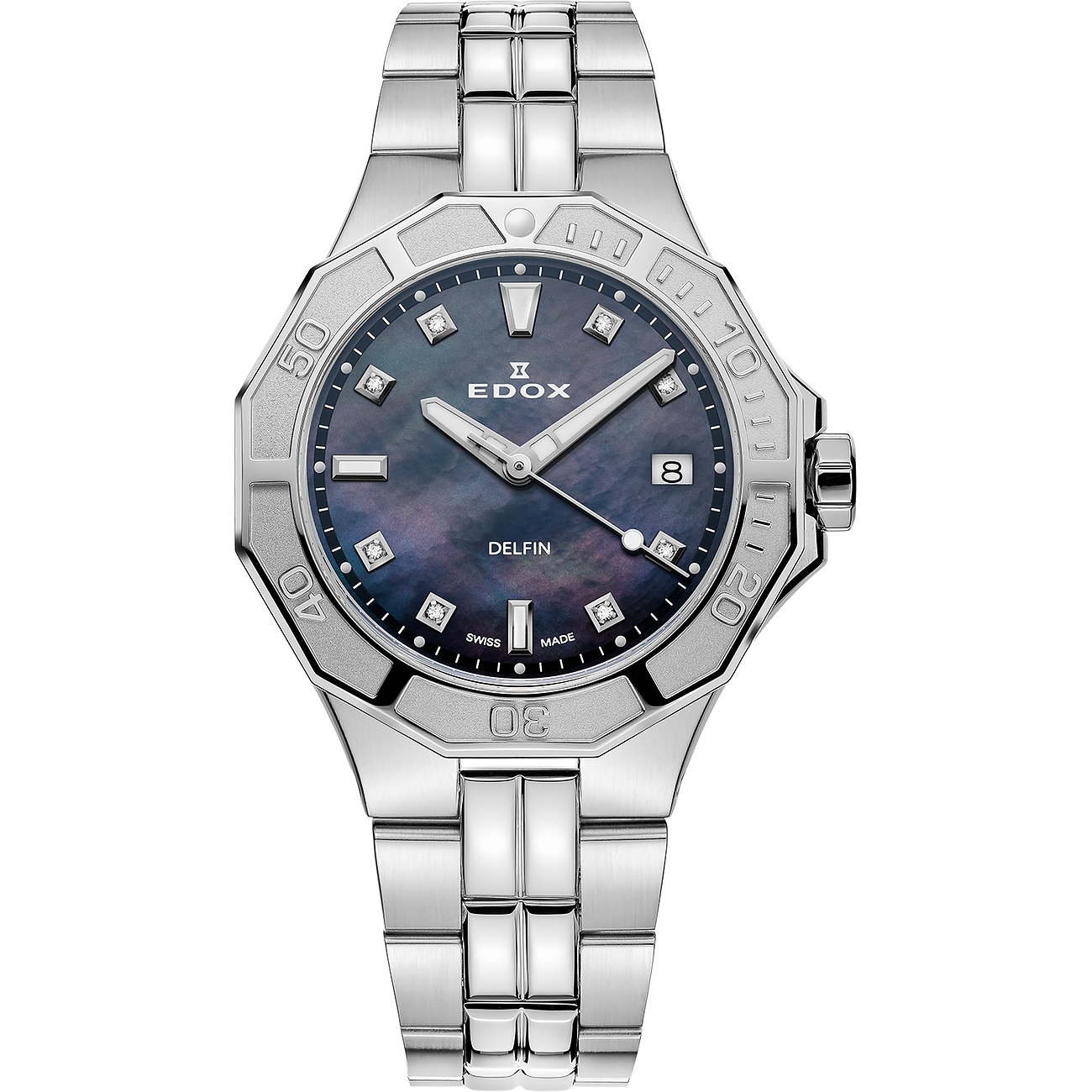 Edox Damenuhr Delfin Diver Date Lady 53020 3M NANND bei Christ.at bestellen